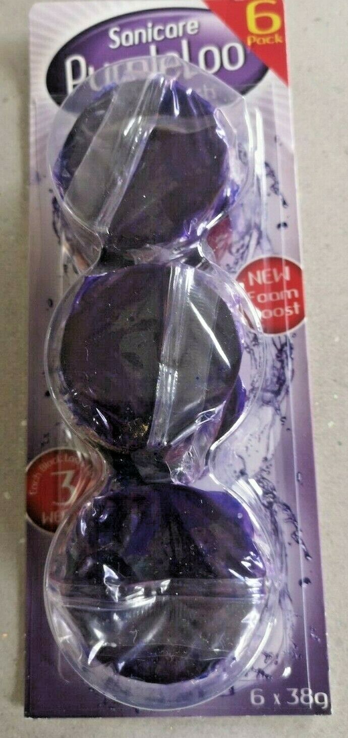 Toilet Cistern Blocks 18 Purple Bathroom Power Cleaner Tablets Block ...