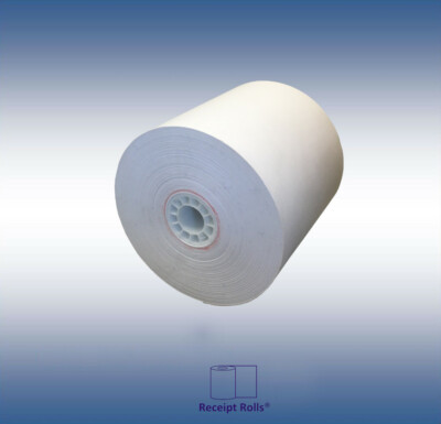 3" x 194' 1-ply Bond Kitchen Printer Receipt Paper Rolls, 50 Rolls/cs ...