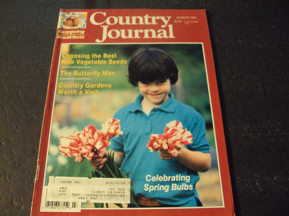 Country Journal Mar 1988 Country Gardens, Easygoing Breakfasts ID:80802 ...