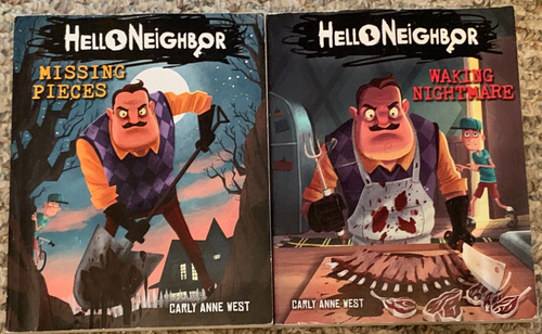SET OF 2 ~ HELLO NEIGHBOR BOOKS ~ MISSING PIECES ~ WAKING NIGHTMARE ...
