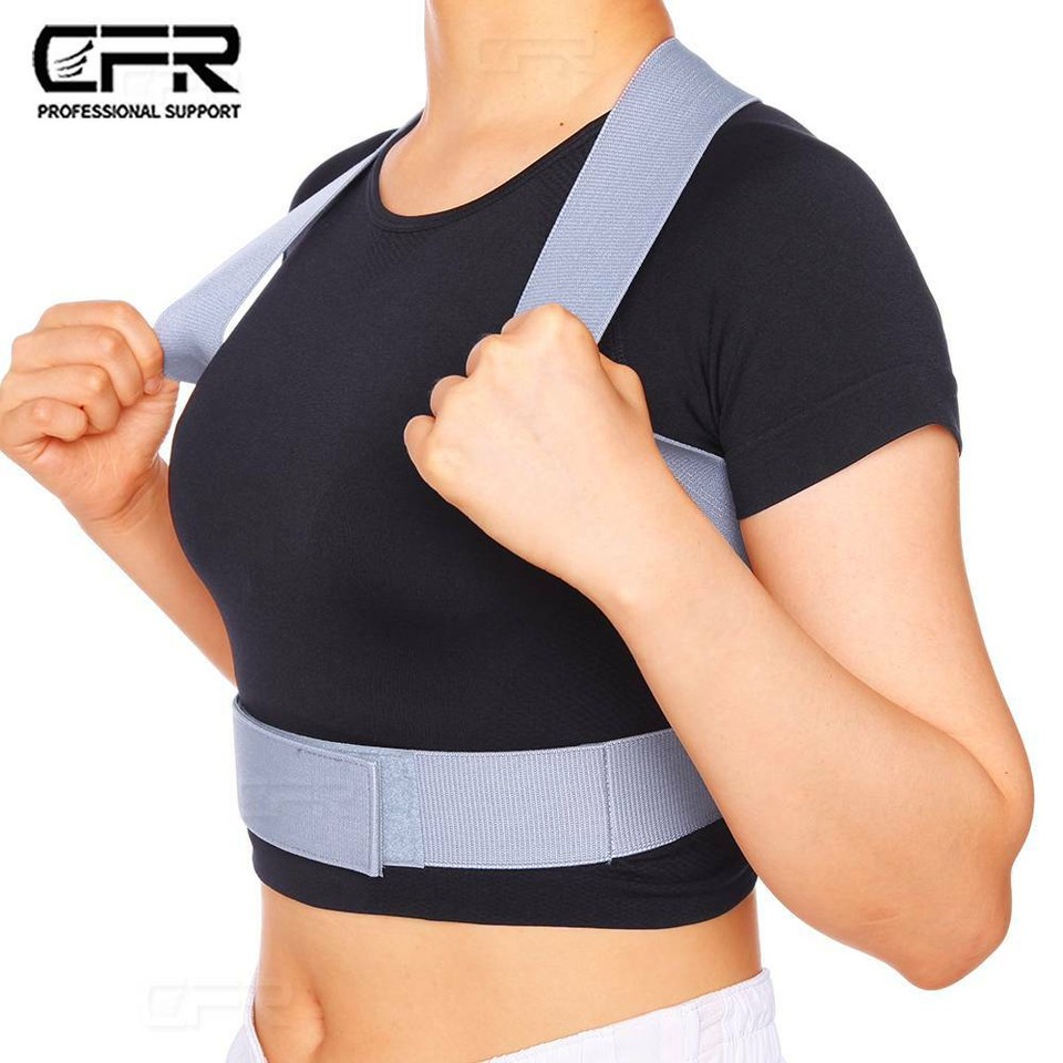Adjustable Posture Corrector Back Support Shoulder Brace Belt Men Women ...