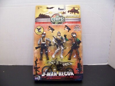 LANARD TOYS THE CORPS ELITE EDITION 3 MAN RECON WASPS. NEW. HTF | eBay