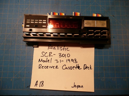 Realistic SCR-3010 Mod 31-1998 Receiver Cassette Display Circuit Board ...