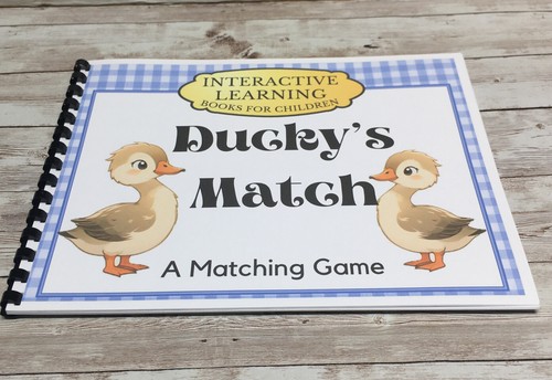 Interactive Learning Books for Children - Ducky’s Match | eBay