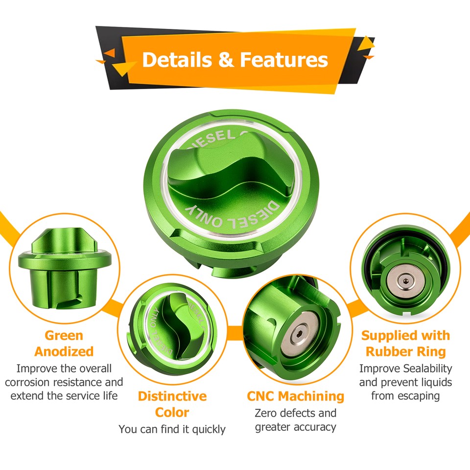 For Ram 1500 2500 3500 3.0L 6.7L 19-24 , Magnetic Fuel Gas Cap Replace ...