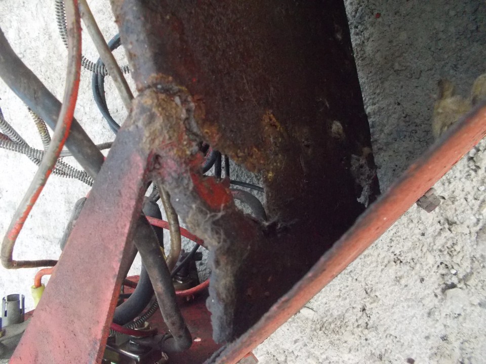 Case VAC tractor ORIGINAL dash panel w*/ gauges & battery tray ...