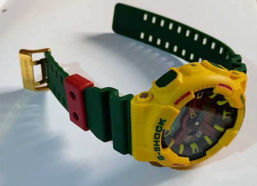 G Shock Rasta Reggae Watch, Very Rare, Limited Edition Gshock Rasta GA ...