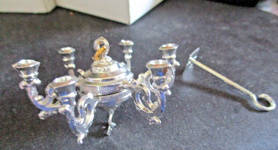 Shackman Fancy Miniature Chandelier Replica a Famous Antique in Box ...