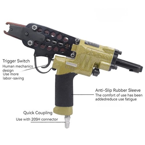 Nail Gun SC7C/SC7E Bird Cage and Chicken Cage Pneumatic C-Type Nail Gun ...