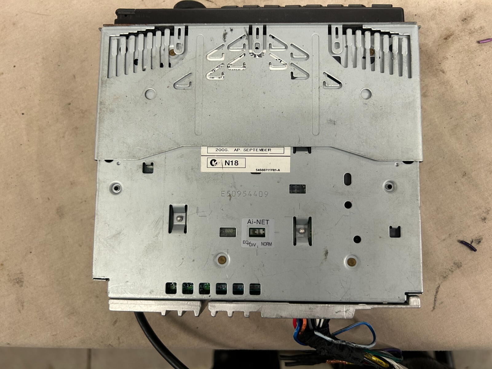 Alpine Deck Radio Head Unit Receiver CDA-9847 Used W Wiring | eBay