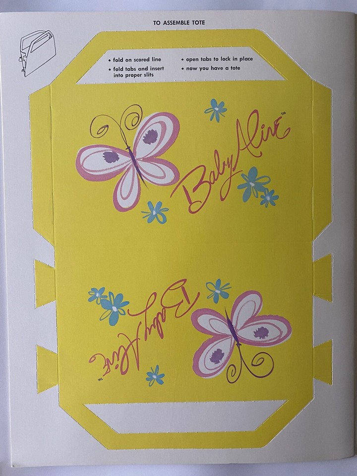 VINTAGE WHITMAN 1970’s BABY ALIVE PAPER DOLL BOOK UNCUT EUC | eBay