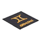 Zodiac Sign Gemini Black & Gold Patch, Zodiac Patches | eBay