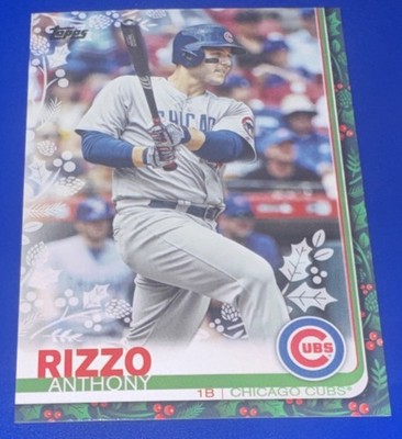 2019 Topps Holiday Anthony Rizzo #HW26 BASEBALL Chicago Cubs MLB | eBay