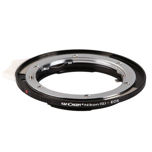 K F Concept Nikon F G Mount to Canon EF Adapter with Aperture Lever ...