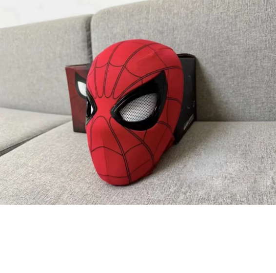 Spider-Man Mask Moving Arachnid Eyes Chin Control Eyes Helmet Masks ...