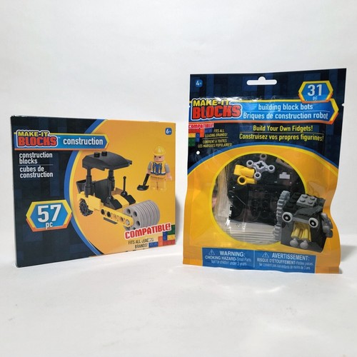 Make-It Blocks Construction & Building Block Bots Lot of 2 | eBay