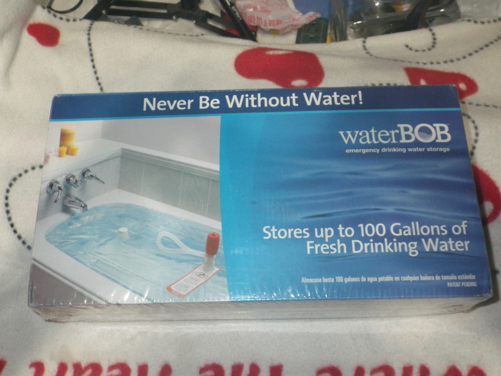 WaterBOB Bathtub Emergency Drinking Water Storage Container,BPA-Free ...