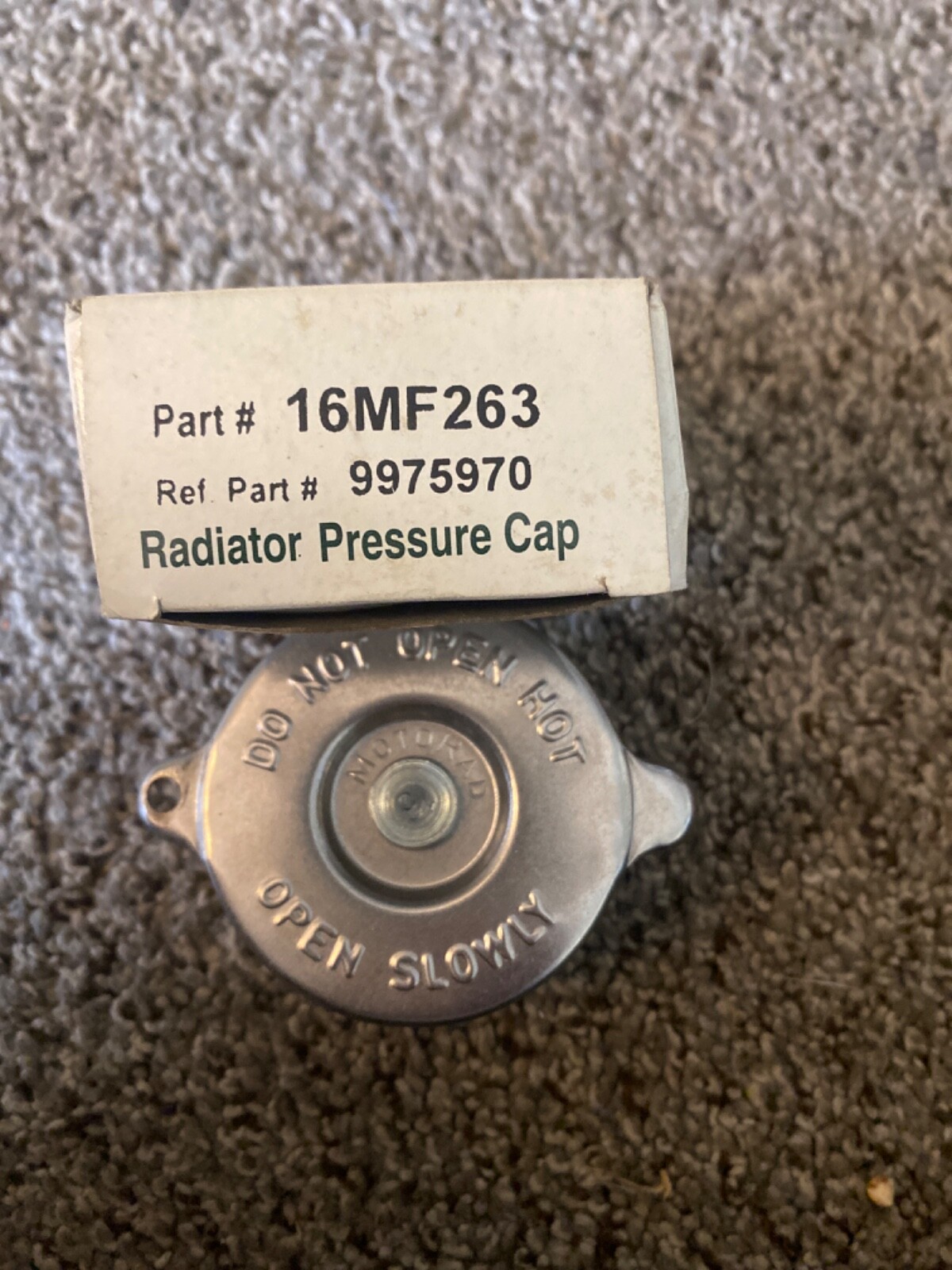 MACK Radiator Cap 16MF263 Fits Radiator with 2-1/4 inch Neck | eBay