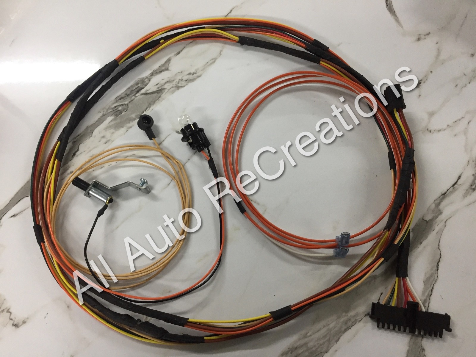 Complete Rear Body Wiring Loom Boot Light Option suits Holden LJ Torana ...