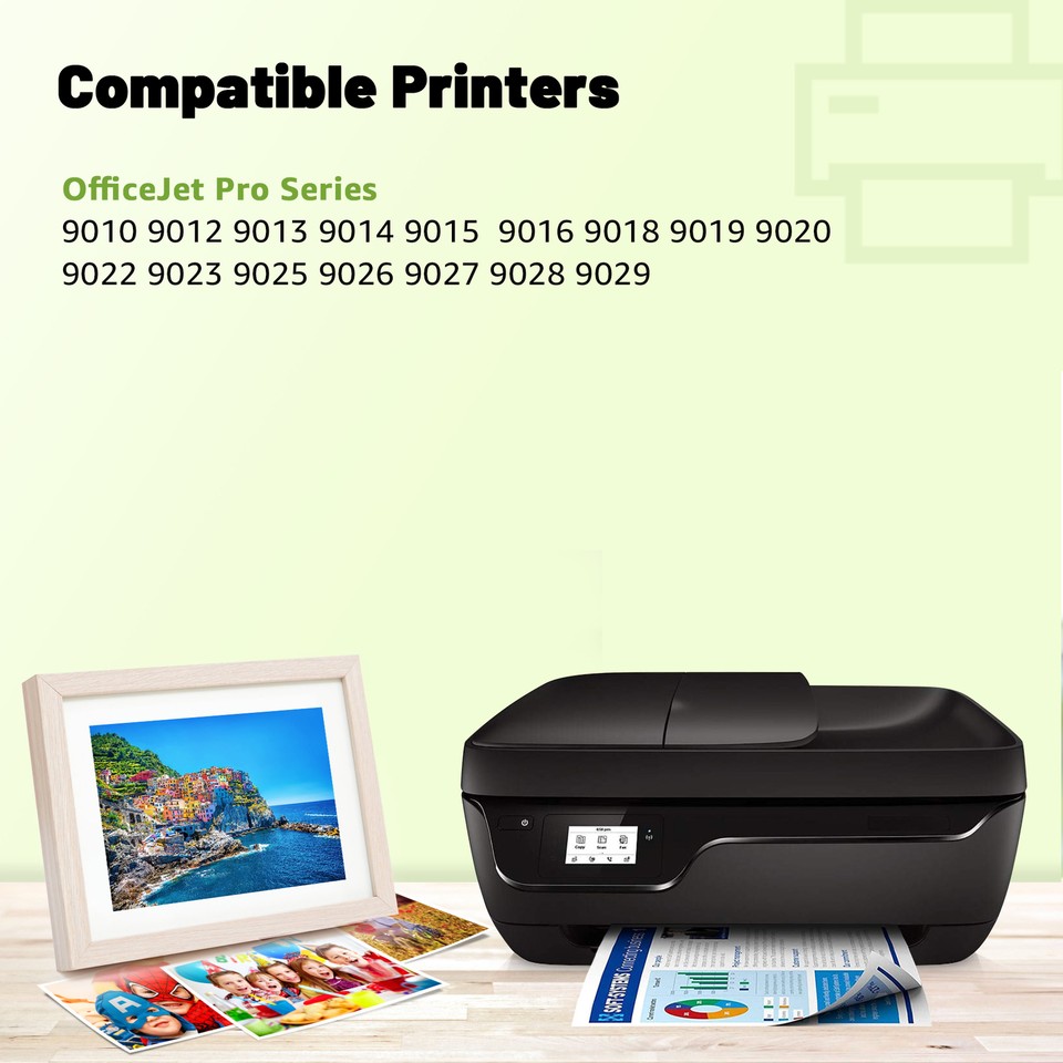962XL Ink Cartridge for HP 962 Officejet Pro 9015e 9010e 9018e 9020e ...