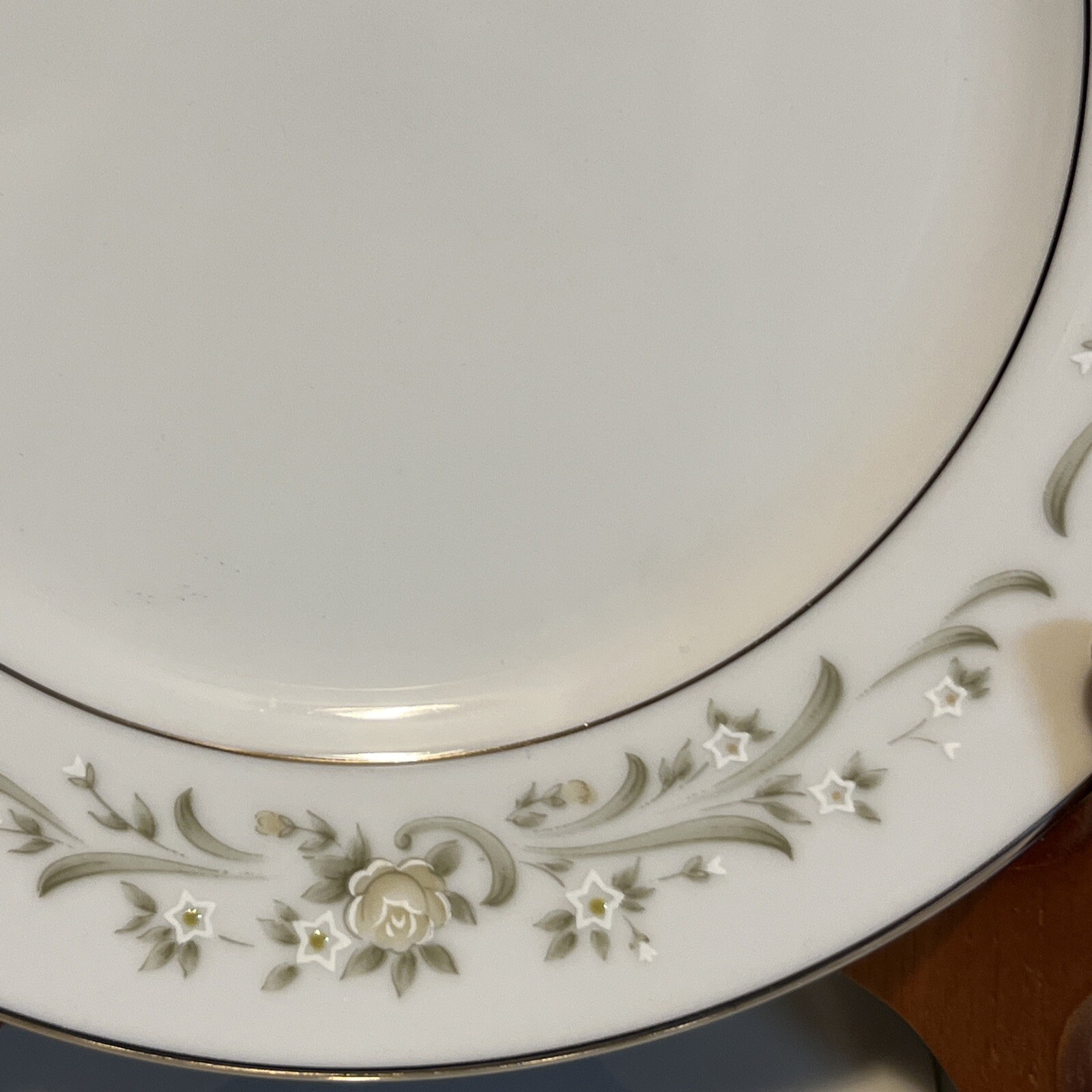 Vintage Sango China Debutante 4 Dinner Plates #3688 White Floral ...