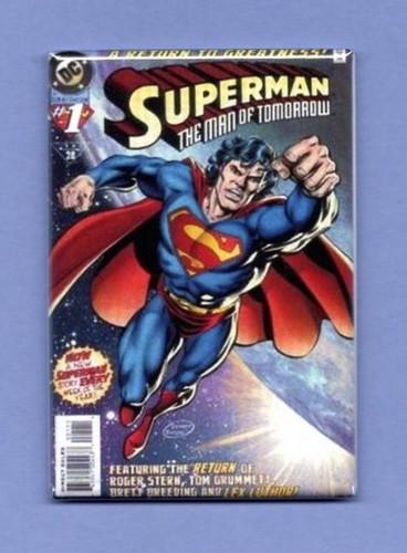 SUPERMAN COMIC BOOK COVER *2X3 FRIDGE MAGNET* SUPERHERO CLARK KENT ...