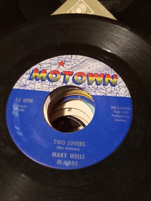 Motown 45 MARY WELLS Two Lovers/Operator Motown '71 | eBay