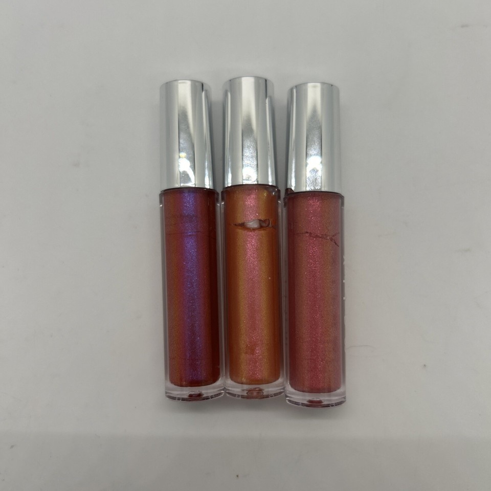 Mally 3 Liquid Light Lustrous Lip Gloss Gleaming Pink, Dazzling Peach ...