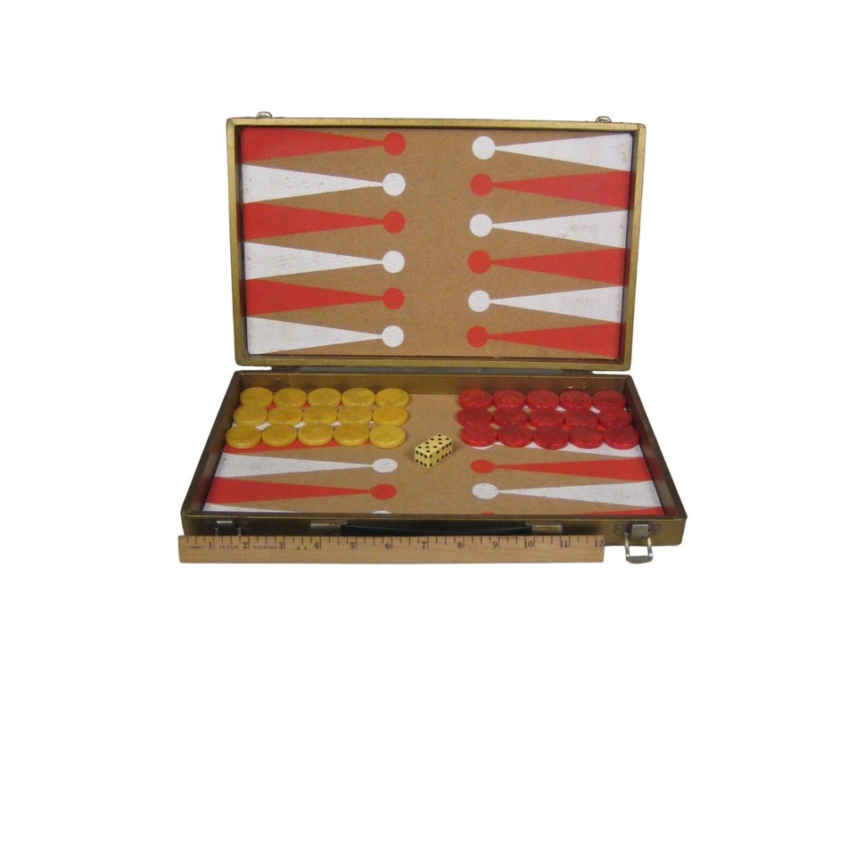 Vintage Cardinal Backgammon Set 30 Bakelite Marbled Catalin Tiles ONLY ...