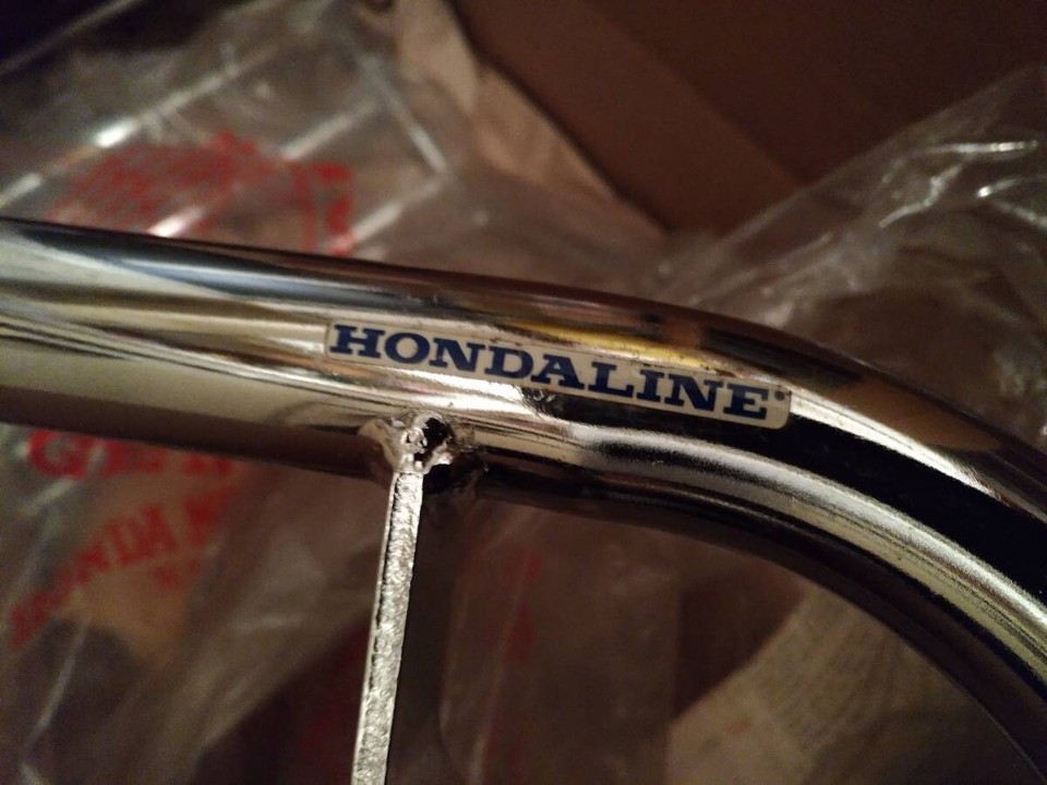 Genuine HONDA CB900F CB1100F NOS Engine Guard HONDALINE With Decal ...