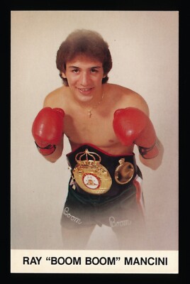 1982-84 Ray Mancini ROOKIE Boxing Card Promo RC Handout Postcard Boom ...