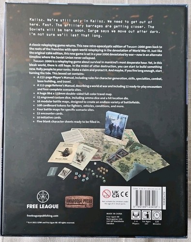 Twilight 2000: World War III Core Set Boxed RPG Roleplaying Game Free ...