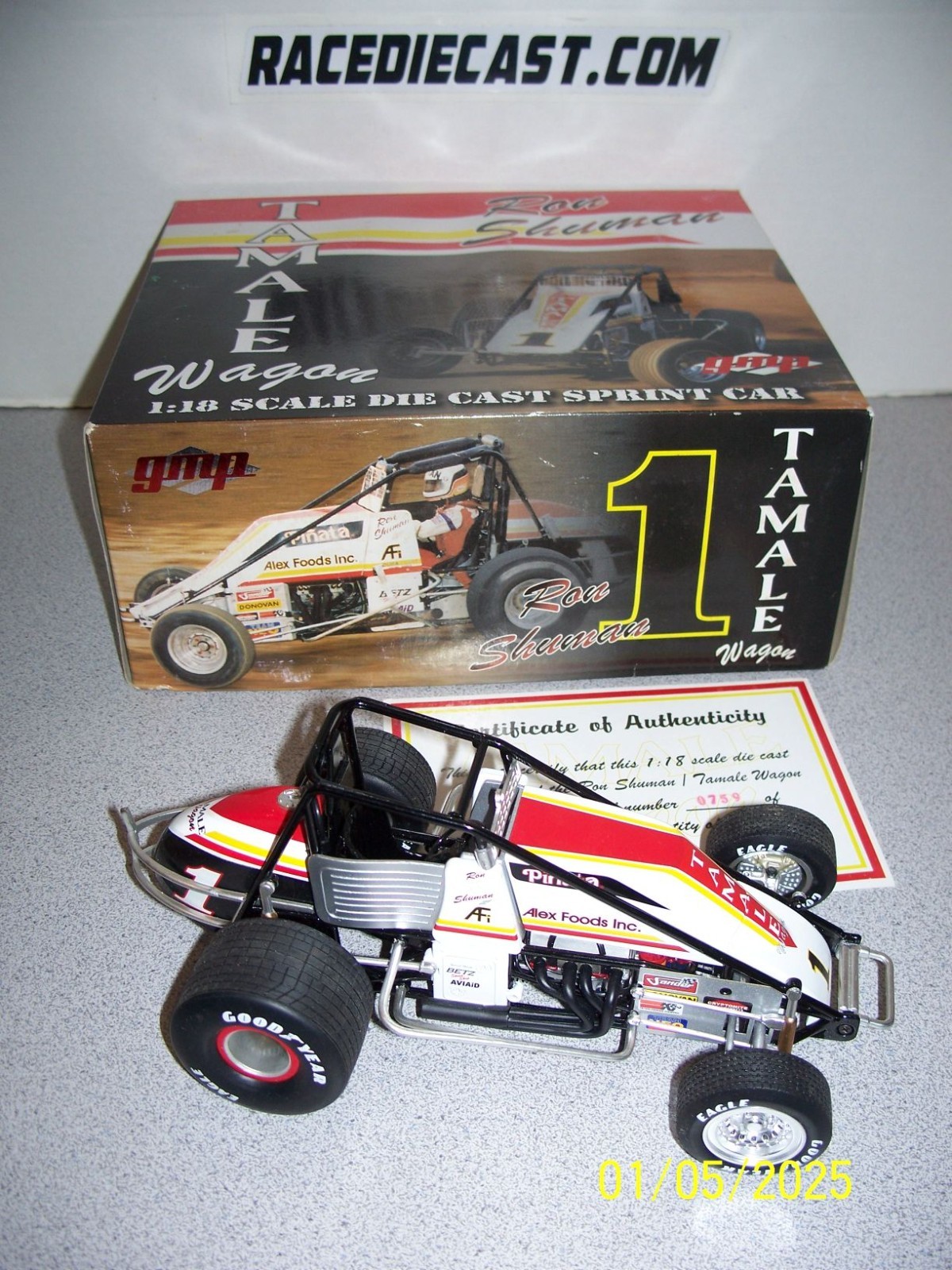 RON SHUMAN #1 "TAMALE WAGON" SPRINT CAR 1/18 GMP | eBay