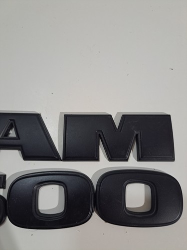 OEM RAM 1500 Side Letters Badge Black (Fits 2019-2023 Dodge Ram Pickup ...