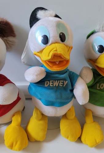 Duck Tales Huey, Dewey Louie Plush 12" Stuffed Animals Toy Vintage 1986 ...