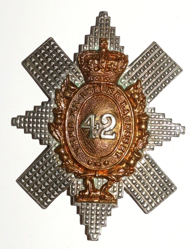 BRITISH MILITARY CAP BADGES, The 42nd Royal HIghland Regiment of Foot ...