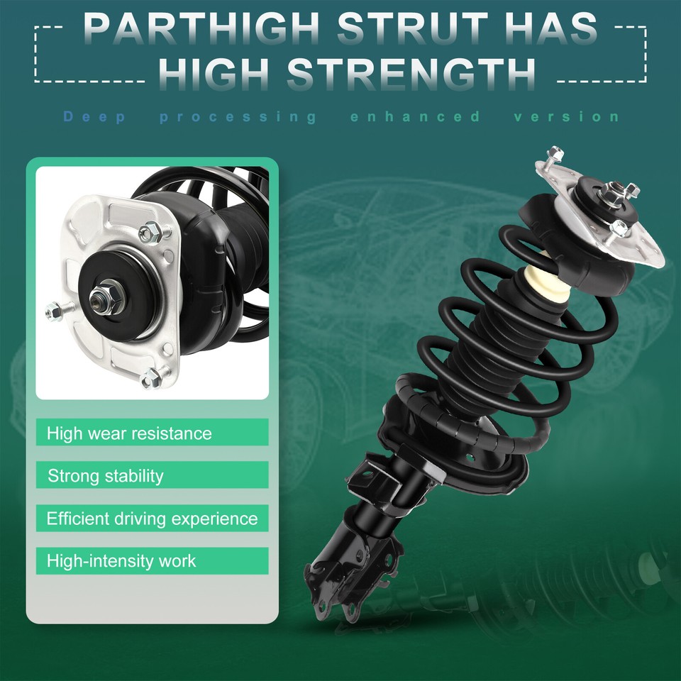 2x For Volvo S60 / S80 / V70 Front Complete Struts With Coil Spring ...