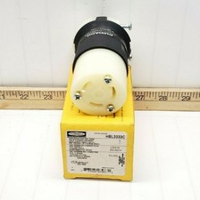 Hubbell Hbl2411 Insulgrip Twist-lock Nylon Plug 3 Pole 4 Wire 20a 125 ...