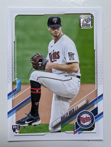 2021 Topps Update Bailey Ober Rookie #US84 Minnesota Twins Baseball ...