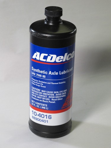 ACDelco 104016 SAE 75W-90 Synthetic Axle Lubricant 32oz | GL-5 | Case ...