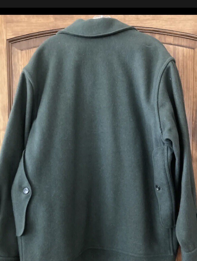 FILSON Mackinaw Wool Cruiser Jacket Mens 48 XL Forest… - Gem