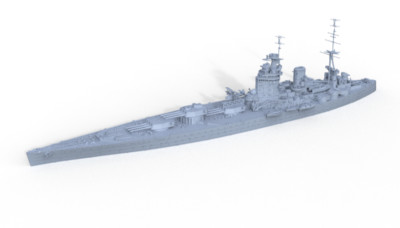 SSC350706-A 1/350 Military Model Kit HMS Nelson Rodney 1940 Water Line ...