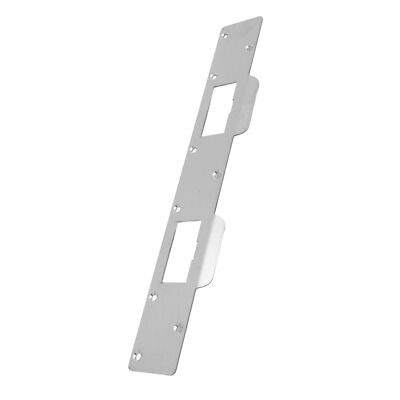 New Reinforced Door Strike Plate Double Holes Easy Install Security ...
