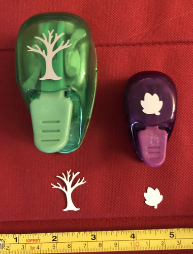 EK Success Punches Small LEAF or Medium BARE TREE Winter Punch | eBay