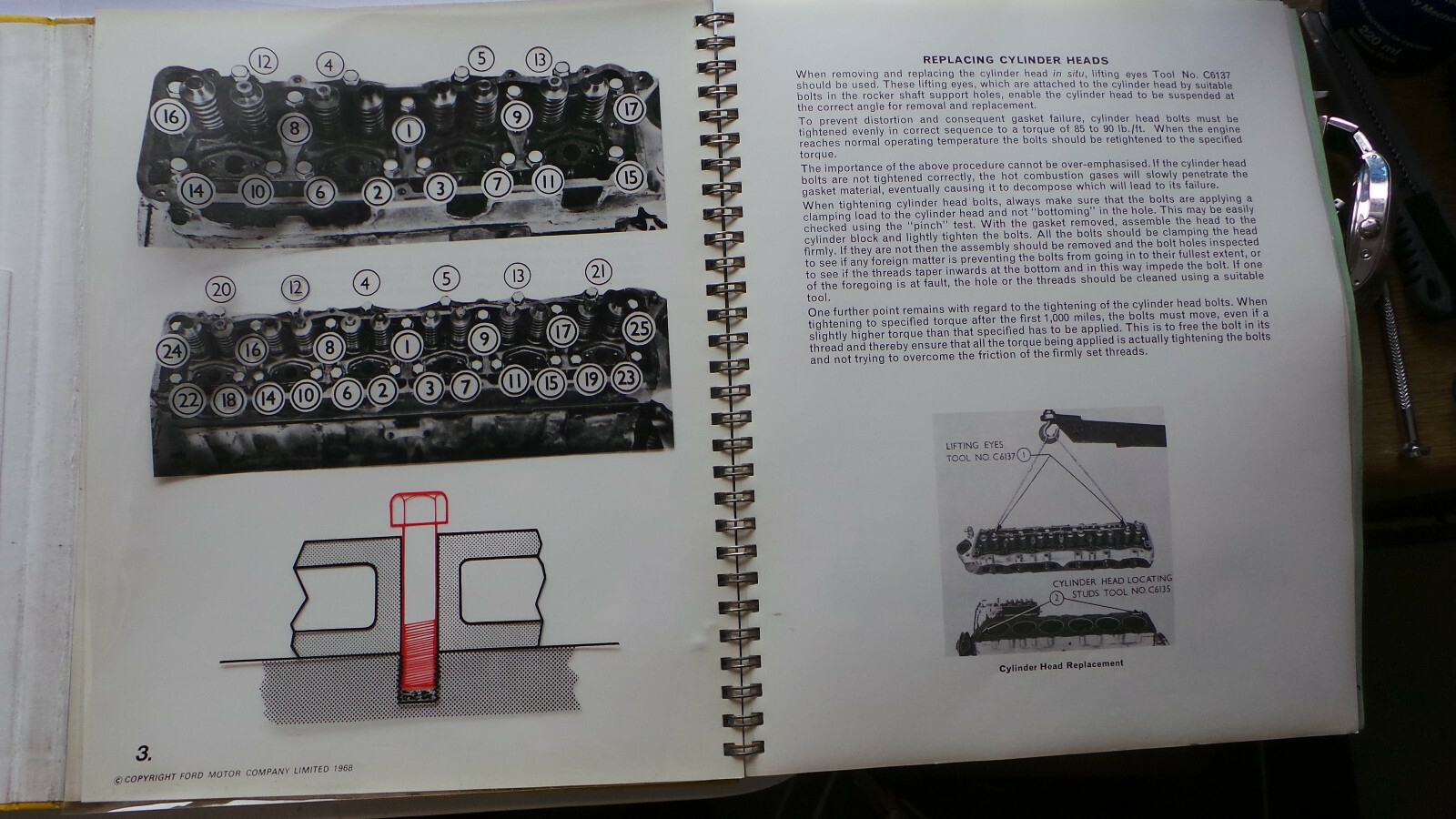 FORD SERVICE TRAINING MANUAL 4 & 6 CYLINDER DIESEL ENGINES LECTURERS ...