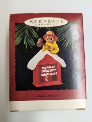 Hallmark Christmas Ornaments Vintage 1995 North Pole 911 | eBay