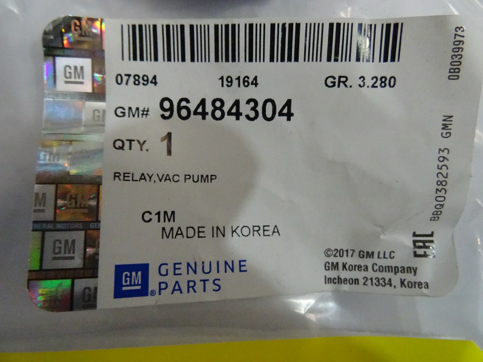 Genuine Holden New Cooling Fan Relay suits Holden Captiva Commodore ...