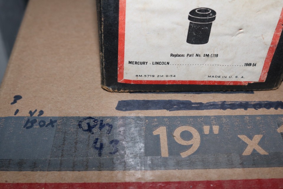 NORS 1949 - 54 Mercury Lincoln spring + shackle bushings lot of 12 8M ...