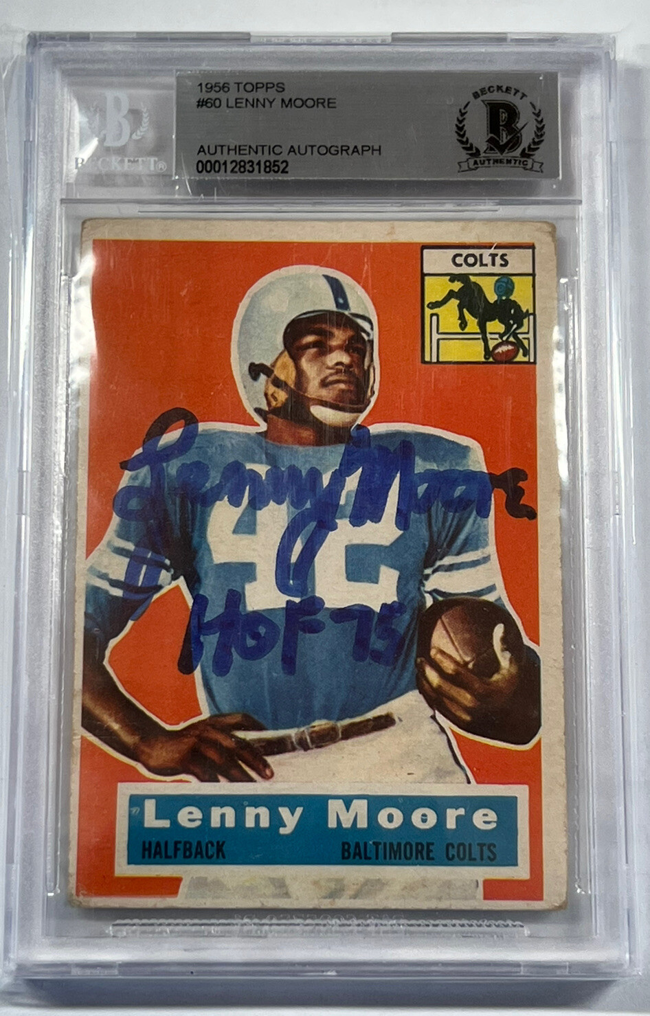 Lenny Moore Autographed Memorabilia | Signed Photo, Jersey ...