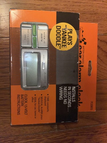 Vintage NOS 1970s Sears car alarm clock in box 20815 | eBay